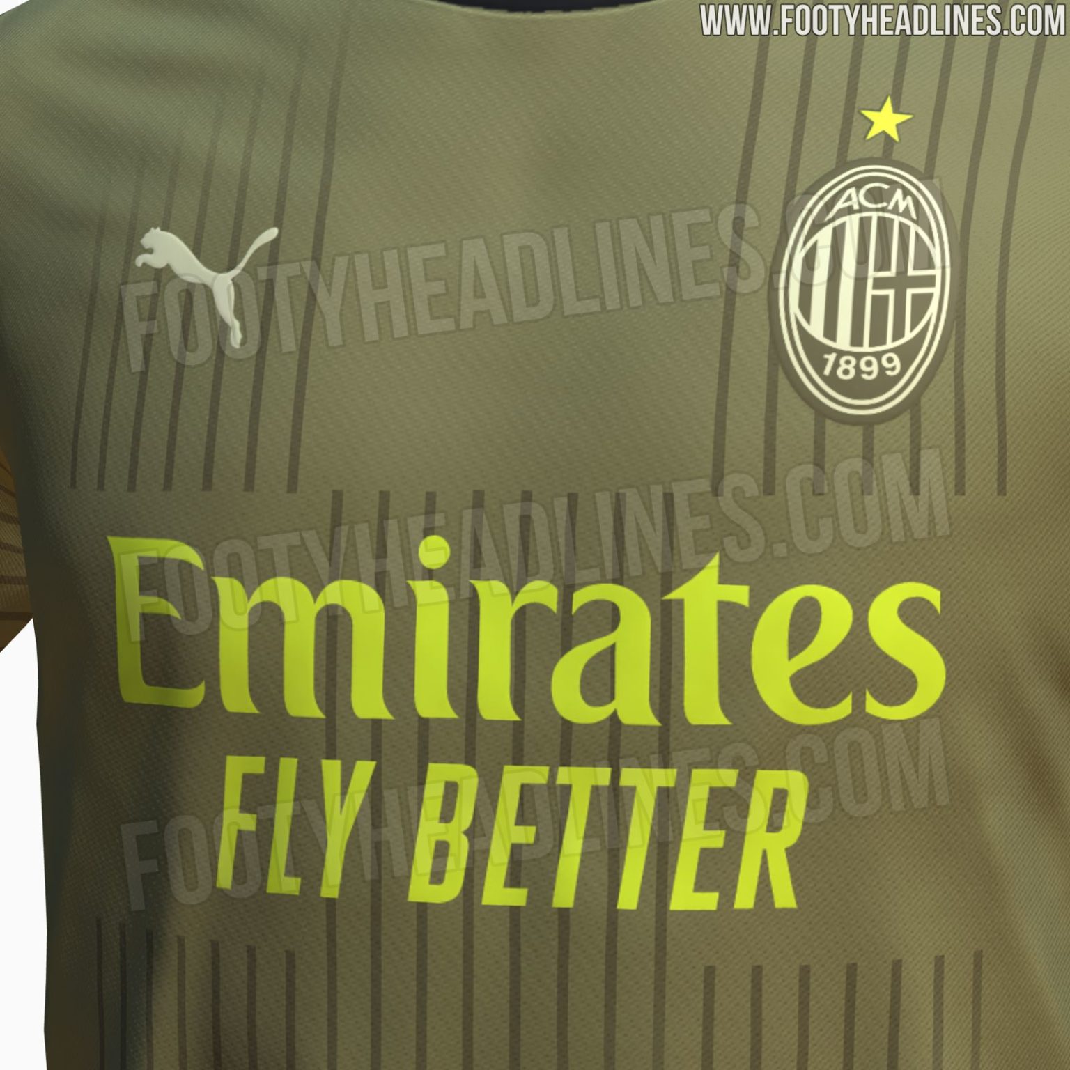 Photos show a full look at the AC Milan third kit for the next season