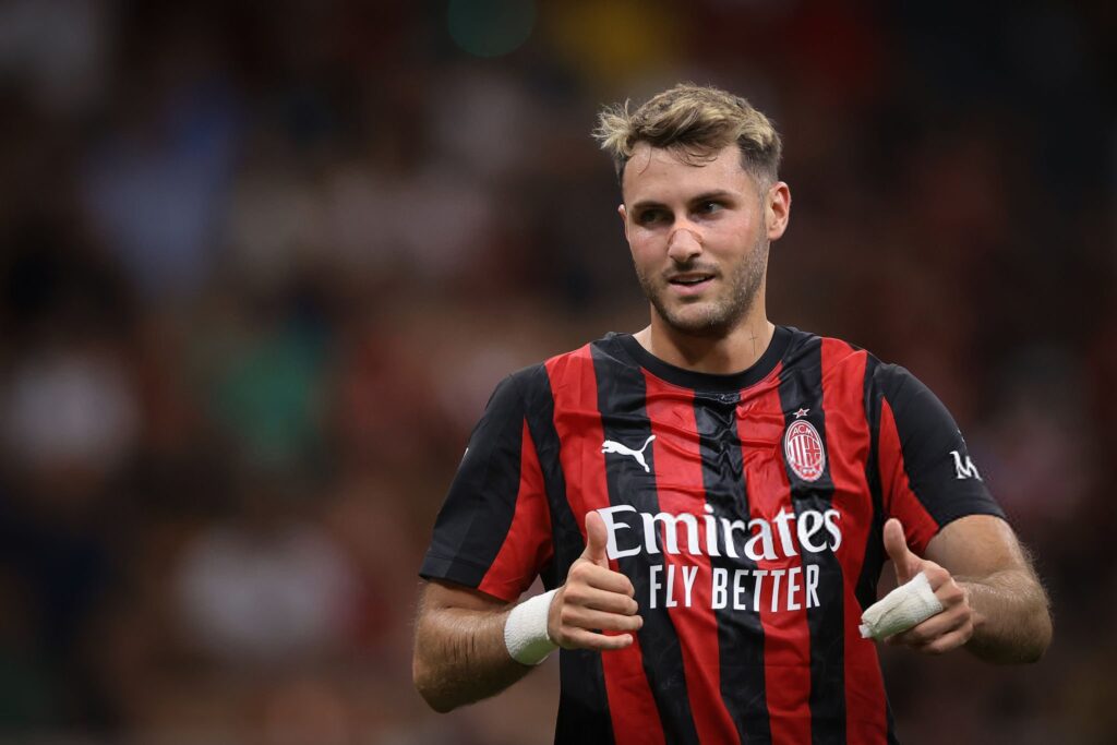 Who will start in attack for Milan vs Bologna?