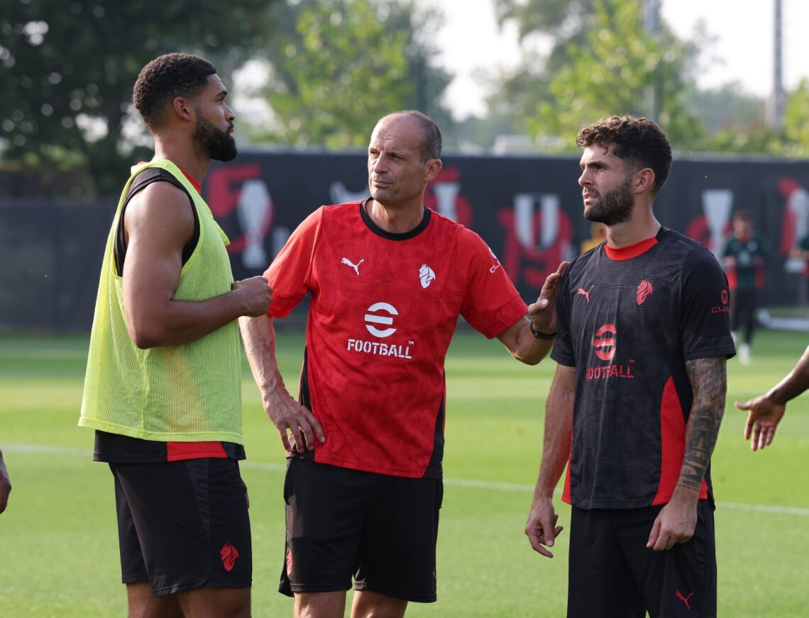 AC Milan's possible lineup vs Udinese