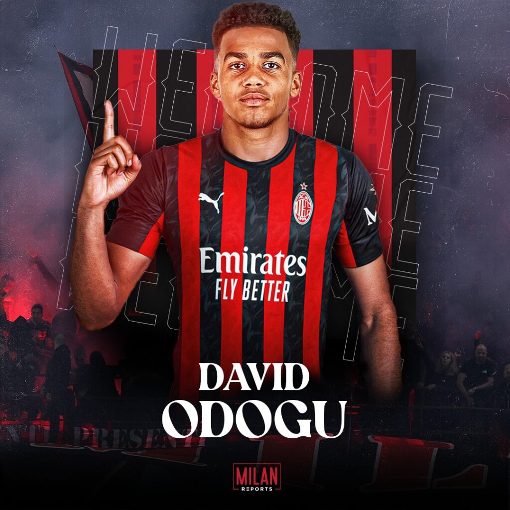 Official: David Odogu joins AC Milan