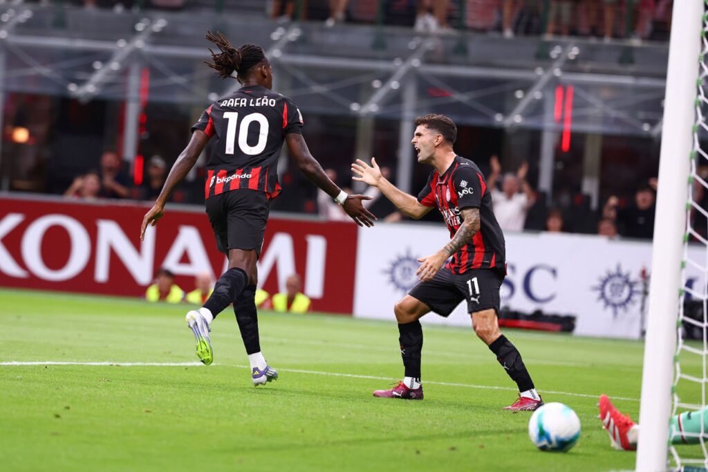 Leao and Pulisic together after 100 days to push Milan in the derby