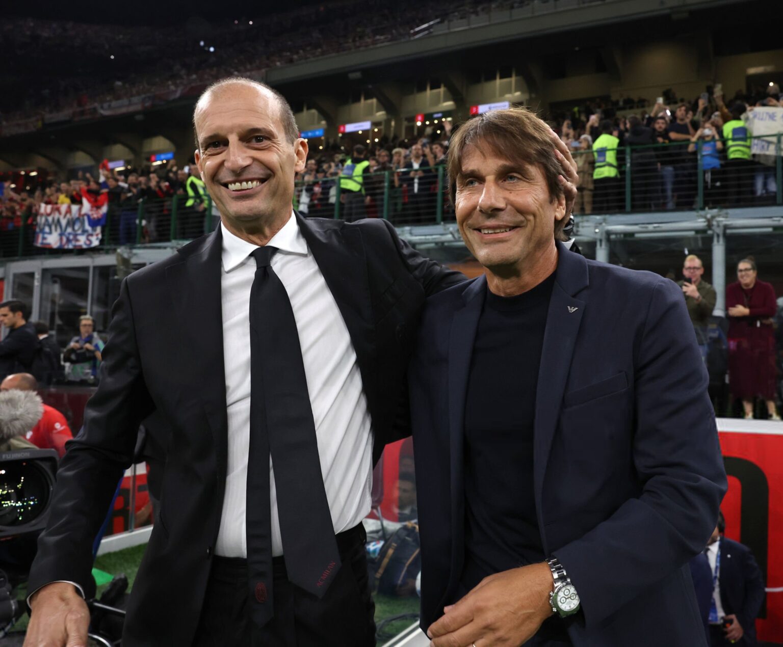 Rabiot and Neres key players in Allegri's Milan and Napoli's Conte