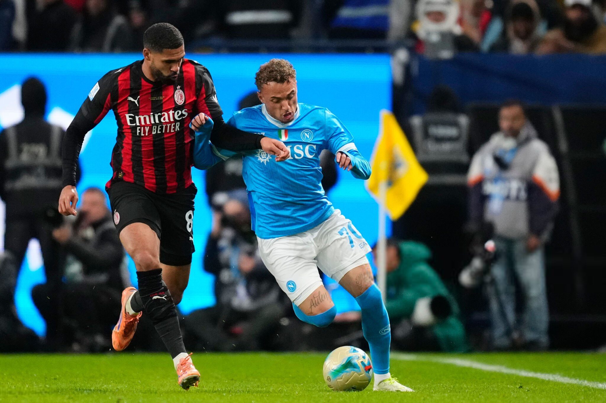 Milan struggle to find answers in Supercup semi-final vs Napoli